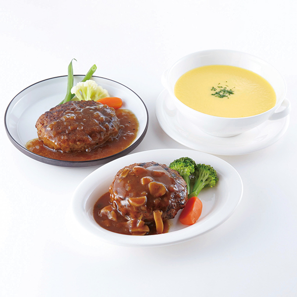 RFFF（ルフフフ）2種のハンバーグ＆とうもろこしのポタージュセット｜近鉄百貨店ネットショップ